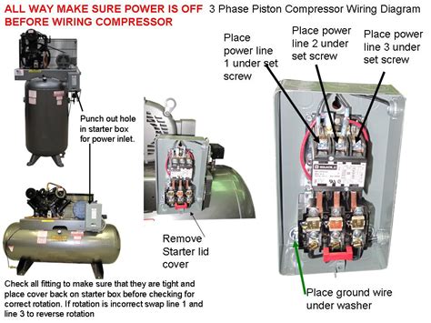 3 Phase Air Compressor Pressure Switch Wiring Diagram Database