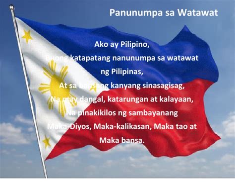Panunumpa Sa Watawat Pdf