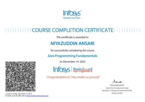 niyazuddin ansari on linkedin java certification
