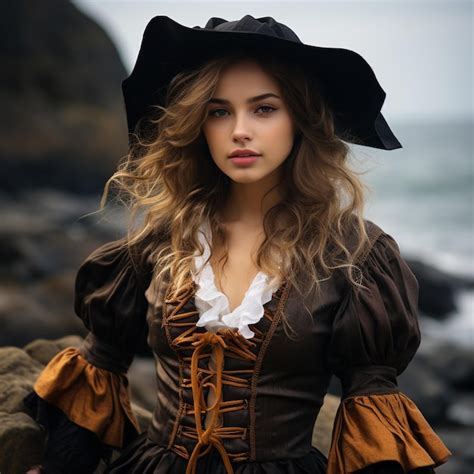 Premium Photo Pirates Of The Caribbean Outfit Corsairs Cute Girls