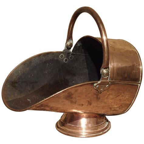 Antique Copper Coal Scuttle From England Circa 1885 At 1stdibs