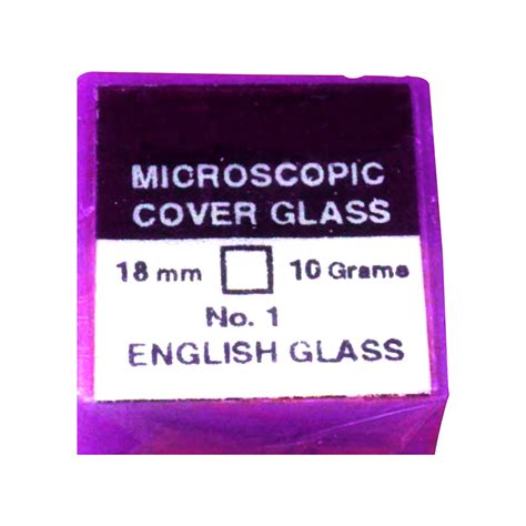 Micro Cover Glass For Microscopes Clear And Scratch Free