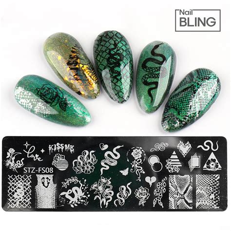 네일블링 네일 아트 디자인 도장 판 플레이트 꾹꾹이 스탬프 드로잉 스크래퍼 Plate 20 위시버킷