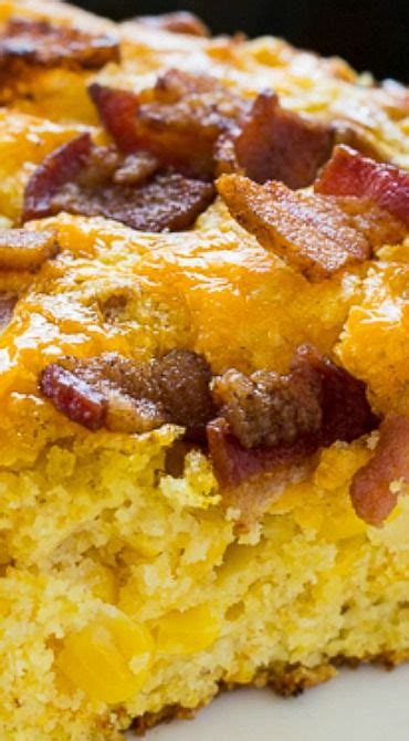Bacon Cheddar Cornbread Recipe Cheddar Cornbread Corn Bread Recipe Bacon Cheddar