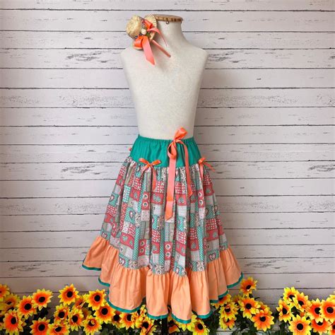 Saiatiara Infantil Longa Tiphany E Coral Elo7