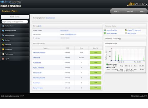New Interworx Dimension Theme Themes And Styling Interworx Forum