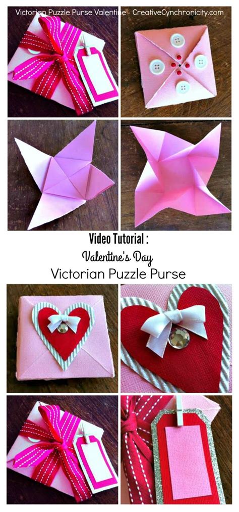Video Tutorial For A Victorian Puzzle Purse For Valentines Day