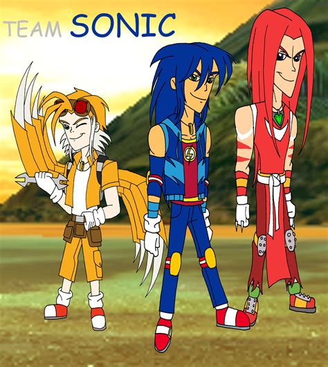 Human Sonic Team Sonic By Sup Fan On Deviantart