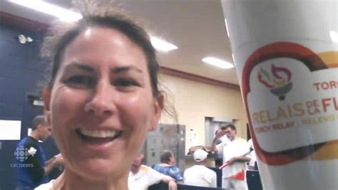 Cbc Montreals Debra Arbec Carries The Torch For The Pan Am Relay Cbc