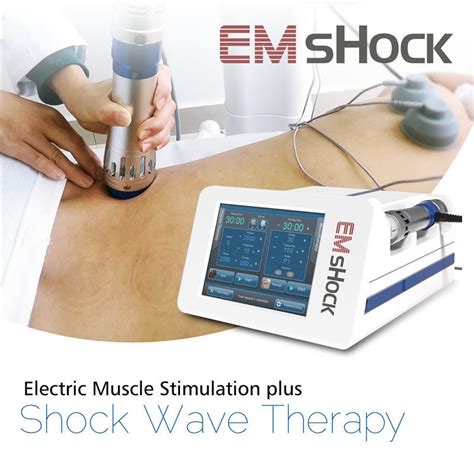 Portable 2 In 1 Electrical Muscle Stimulation Machine Acoustic Radial