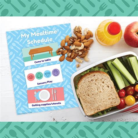 Mealtime Routine Visual Schedule Tmv