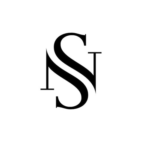 Premium Vector Sn Luxury Fashion Logo