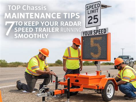 Top 7 Chassis Maintenance Tips For Radar Speed Trailer