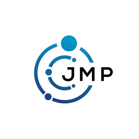 Jmp Letter Technology Logo Design On White Background Jmp Creative