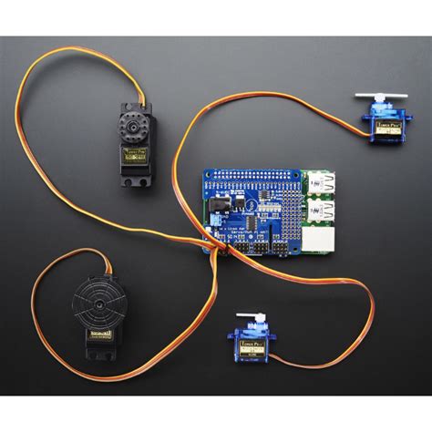 Adafruit Servo Pi HAT за Raspberry Pi канален PWM серво драйвер Erelement
