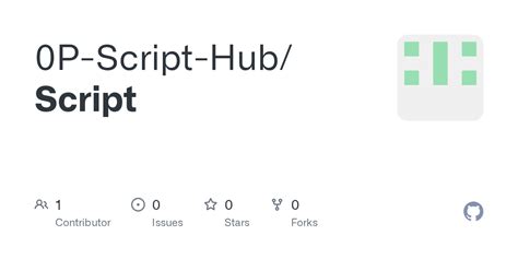 Github 0p Script Hubscript