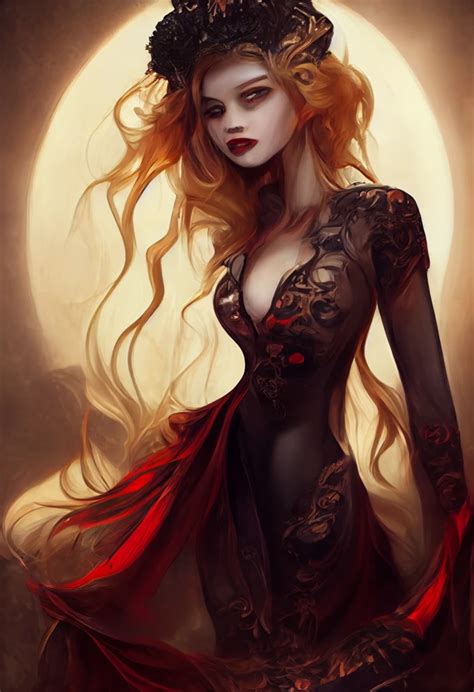 beautiful luscious vampire Queen of the Damned, | Midjourney | OpenArt