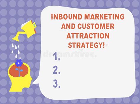 Word Writing Text Inbound Marketing And Customer Attraction Strategy