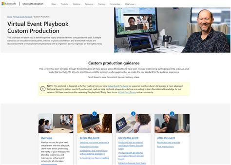 now available an interactive custom production virtual event playbook