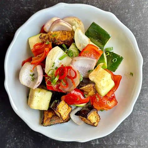 Deconstructed Vegetable Kebabs