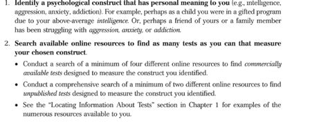 Solved Identify A Psychological Construct That Has Personal Solved Identify A Psychological Construct That Has Personal