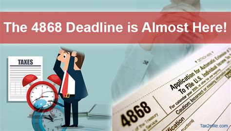 E File Extension Form 4868 The Deadline For The Year 2022 2023