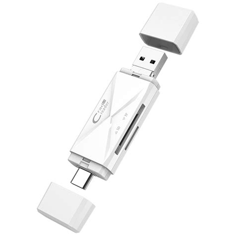 Micro Usb Otg Card Reader 3 In 1 Usb C 20 Universal Tf Sd Read Plug