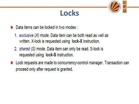 Unit 4 Concurrency Control Pptx Dbms Lovely Pptx