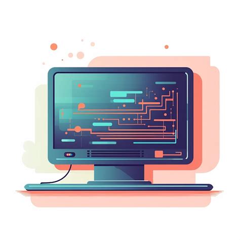 Vector Computer Illustration Technology Internet Digital Modern