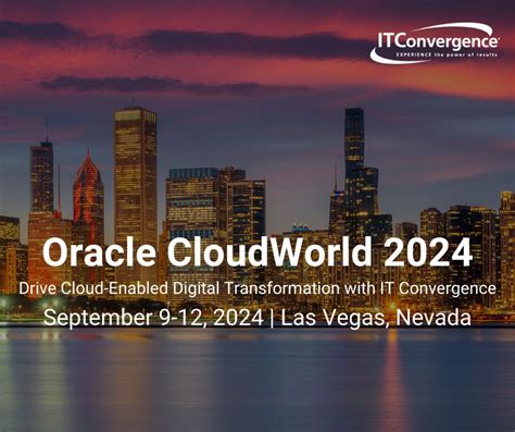 Oraclecloudworld Ocw24 Digitaltransformation Cloudworld It Convergence