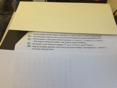 Find The Smallest Positive Integer X Such That Chegg