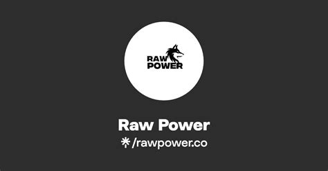 Raw Power Instagram Linktree