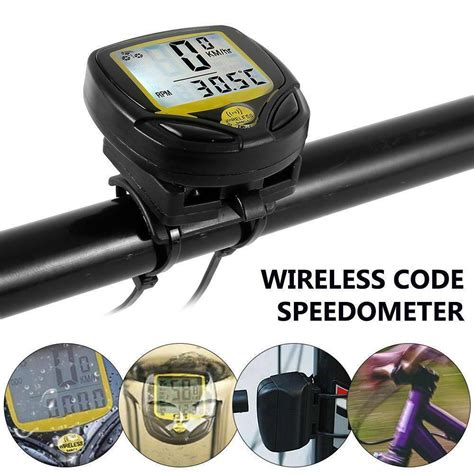 Speedometer Cycling Computer Wireless Bicycle Speedometer Odometer