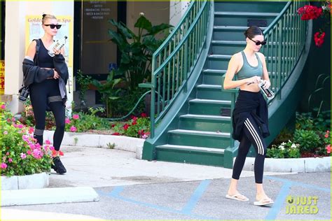 Kendall Jenner And Hailey Bieber Take A Monday Morning Pilates Class
