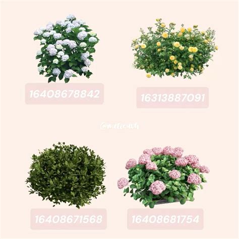 270 Decals For Plants In Bloxburg Ideas