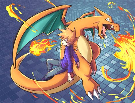 Blue Oak And Charizard Pokemon And More Drawn By Tsunami Hisoka Danbooru