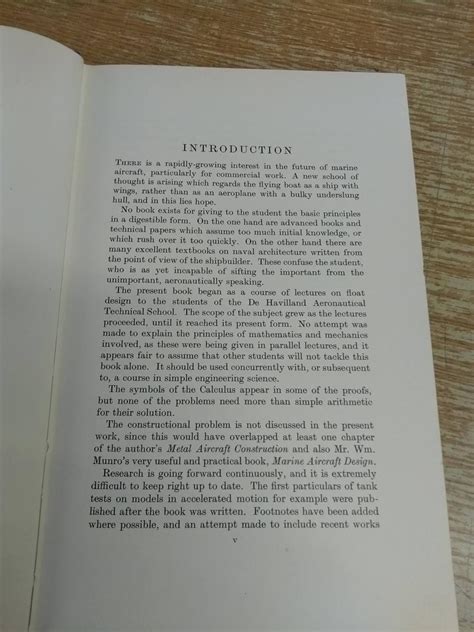 Seaplane Float And Hull Design Aeronautical Engineering Series By Marcus Langley Good Hard