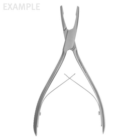 Jansen Bone Rongeur 4mm Jaw Curved 7 Boss Surgical Instruments