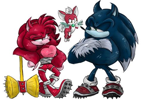 Sonic The Werehog And Amy The Werehog