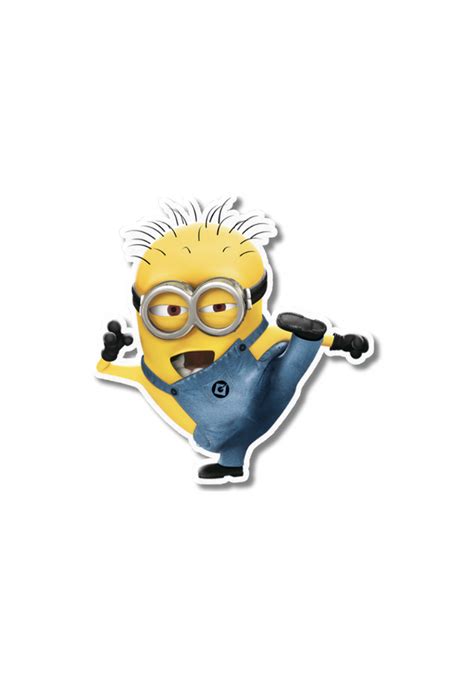 Minion The Karate Champ Sticker Posterwa
