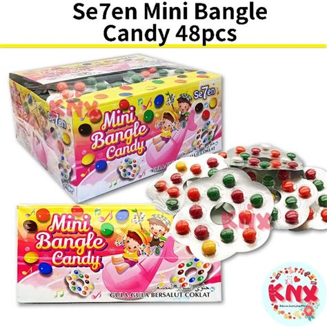 Mini Se7en Mini Bangle Candy Coated Chocolate Bean 48pcs Shopee Malaysia