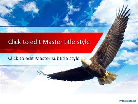 10184 America Eagle Ppt Template 0001 1 Ppt Template