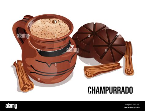 Champurrado With Mexican Chocolate And Cinnamon Sticks Hot Chocolate