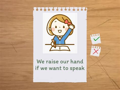 Classroom Rules Flash Cards