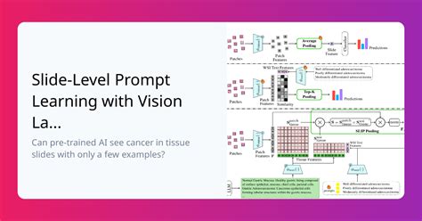 Slide Level Prompt Learning With Vision Language Models For Few Shot