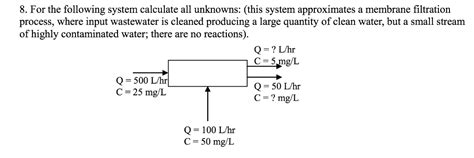 Solved For The Following System Calculate All Unknowns