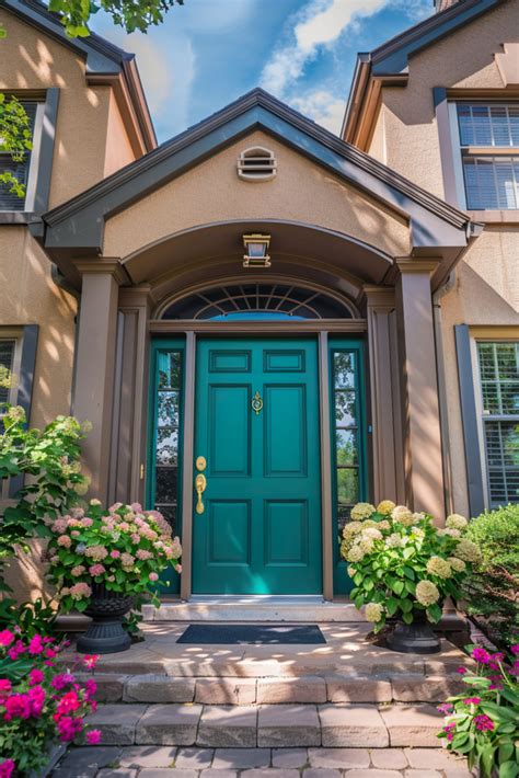 Best Front Door Colors For A Tan House 123 Inspiration