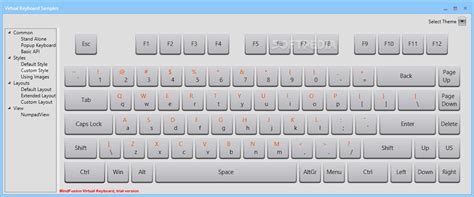 MindFusion Virtual Keyboard For WPF Download