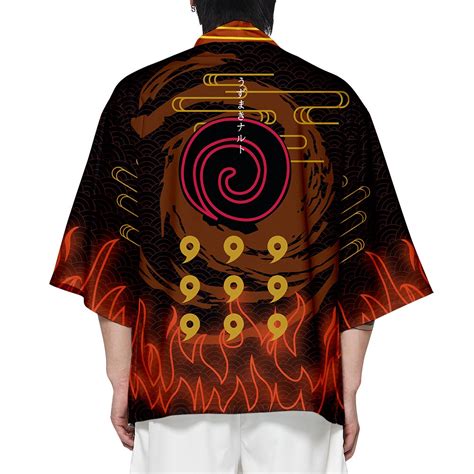 Uchiha Sharingan Symbol Kimono Cloak Naruto Cosplay Costumes Haori