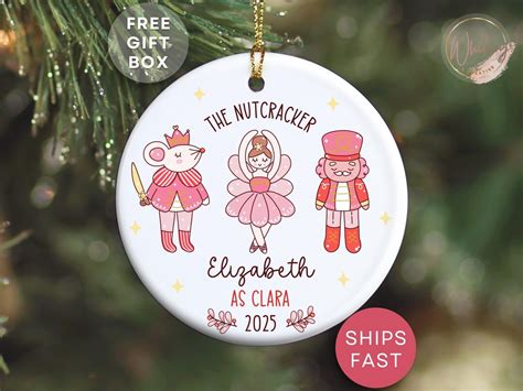 Personalized Nutcracker Ornament Custom Nutcracker Ballet Ornament